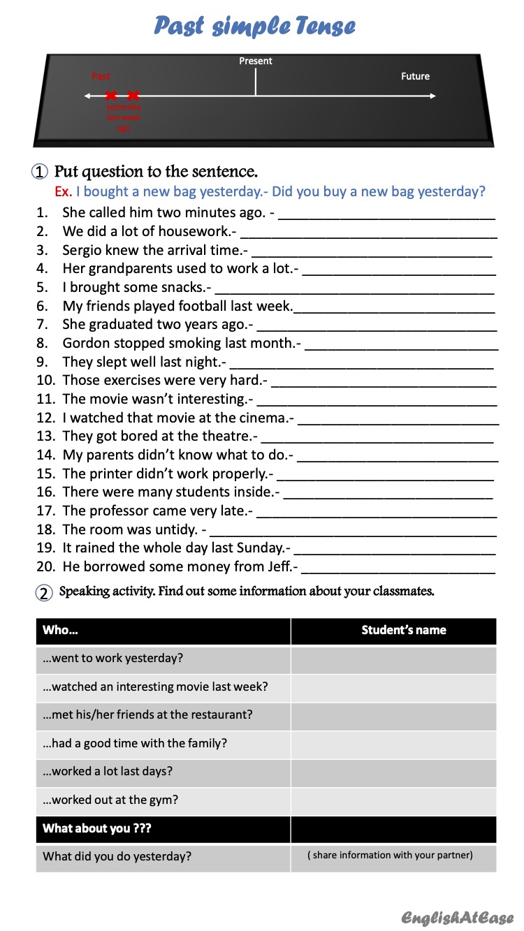 Past Simple 2 - Learn English Collection
